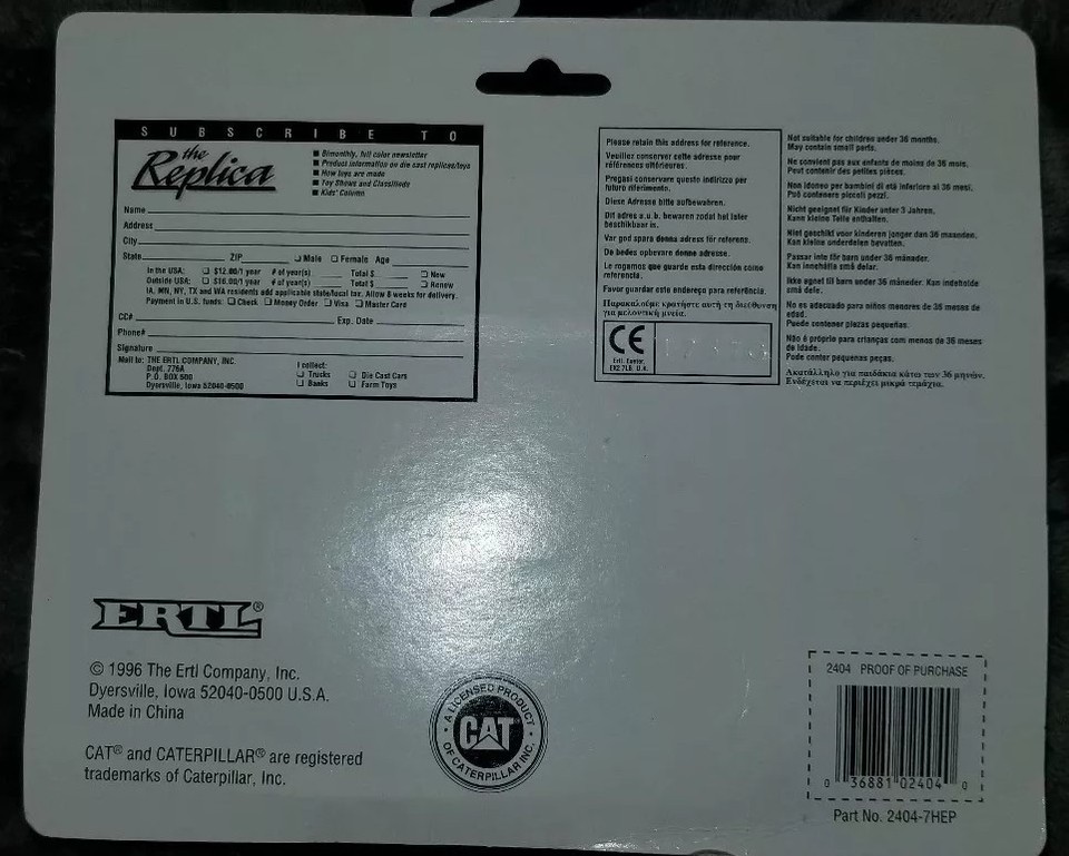 1/64 CAT Caterpillar Challenger 85D Tractor 1996 | eBay