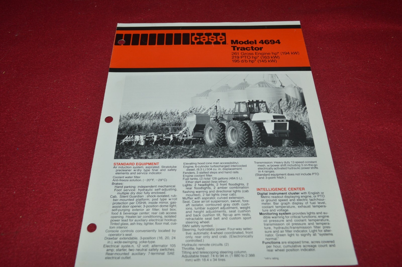 Case 4694 Tractor Brochure FCCA | eBay