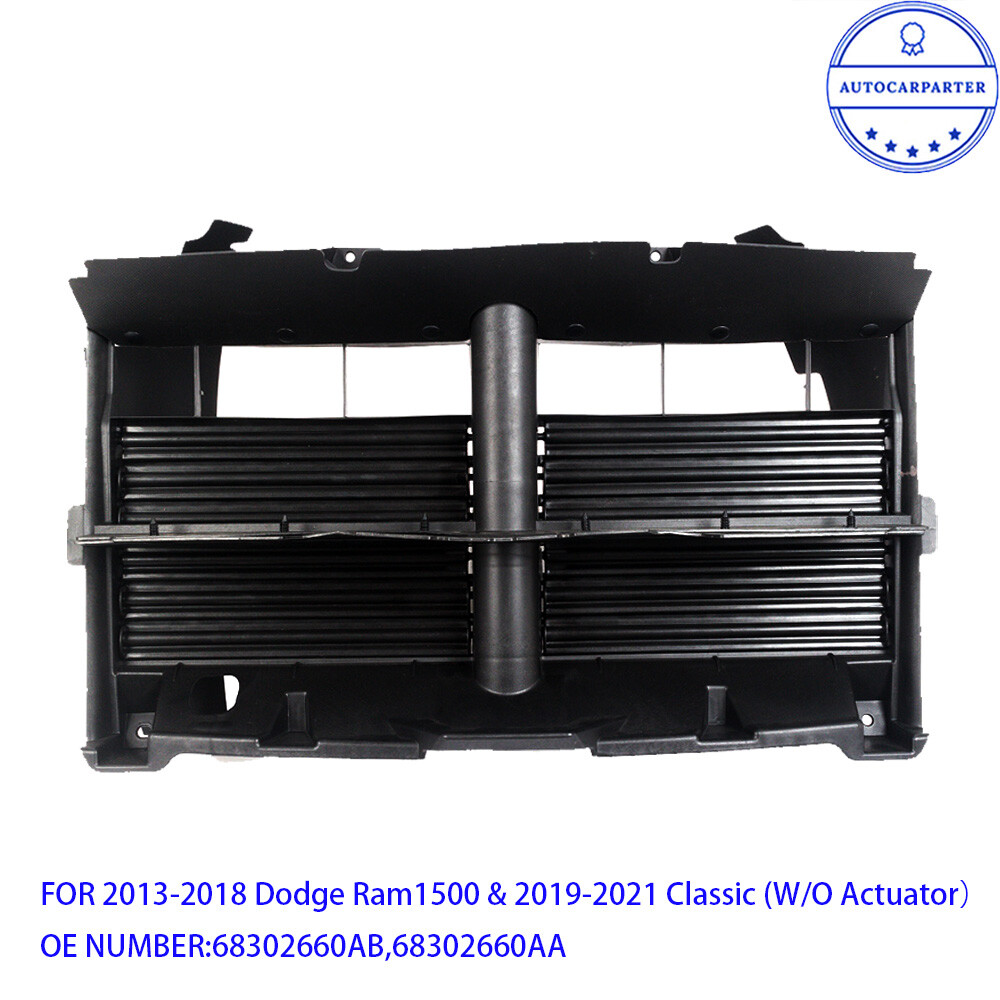 For 2013-2018 Dodge Ram 1500 2019-2022 Classic Active Grille Shutter 68302660AB | eBay