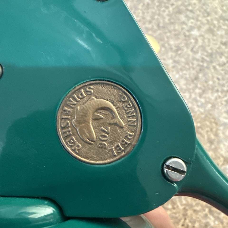 Vintage Penn 706 Spinning Fishing Reel...Green Greenie never used | eBay