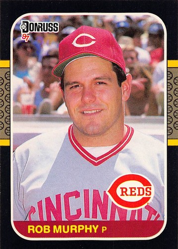 Rob Murphy 1987 Donruss 452 Cincinnati Reds Rookie Baseball Card | eBay
