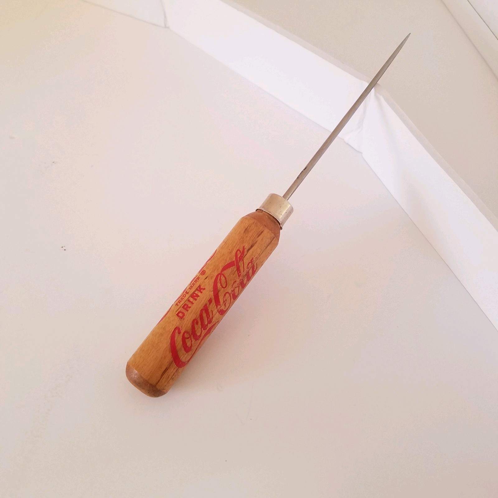 Vintage Coca Cola Wooden Handle Ice Pick | eBay