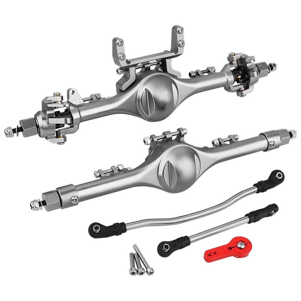 Aluminum Alloy Front Rear Straight Axles for 1/10 RC Axial SCX10 II ...