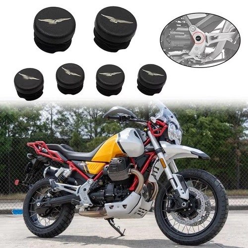 For MOTO GUZZI V85TT 6x Frame Hole Cover Caps Plug Decorative Frame Cap ...