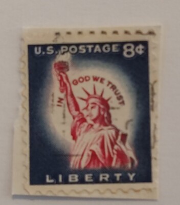 US 8 Cent Statute Of Liberty Postage Stamp | eBay