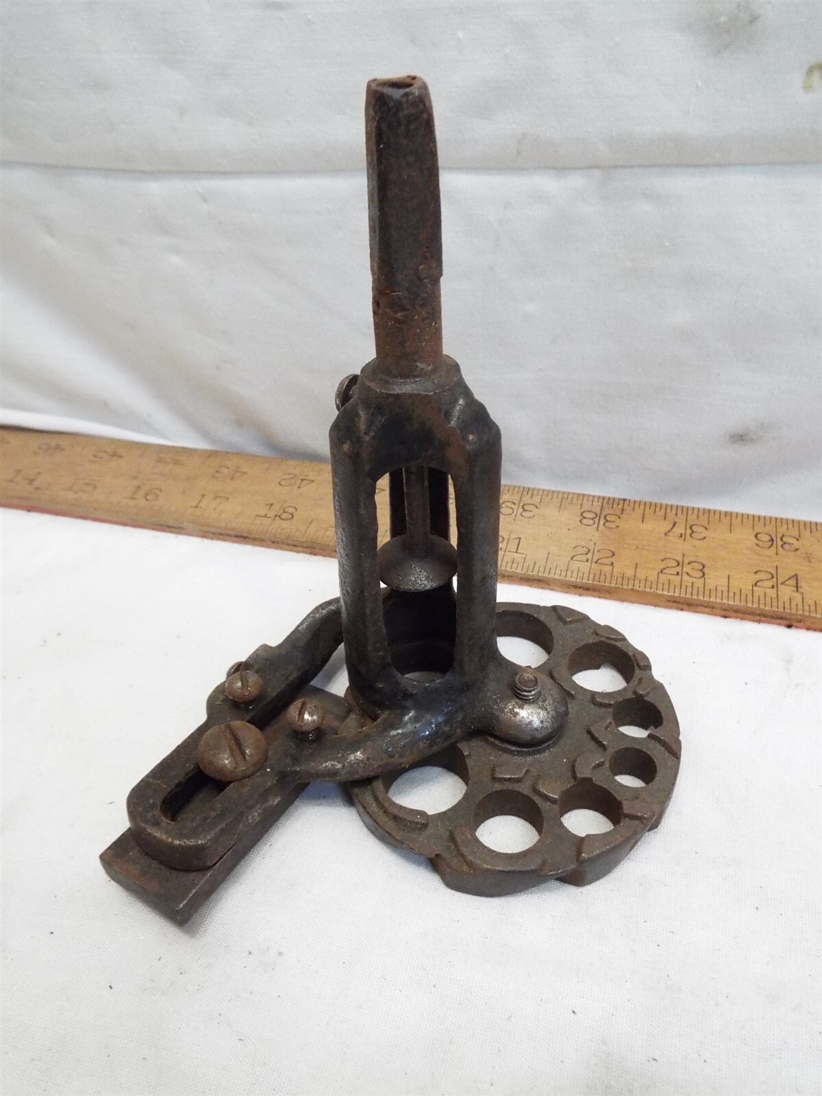 Cast Iron Dowel Rod Tenon Plane Brace Wood Tool Cutter Hollow Auger 3/8 ...