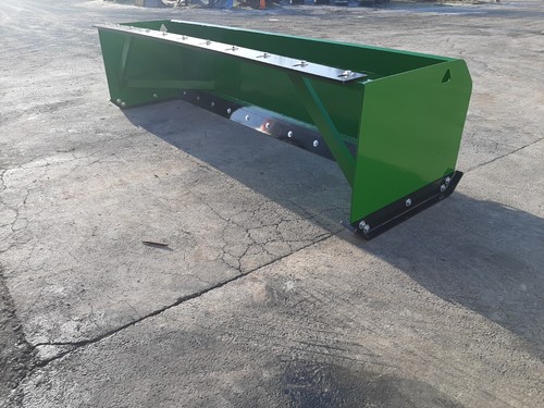 10' x 36" Global Euro Snow Pusher Box Plow HD back drag John Deere ...