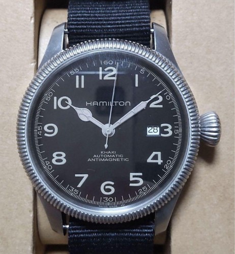 Hamilton Khaki Harrison Ford Automatic Watch, Military Design, New | eBay