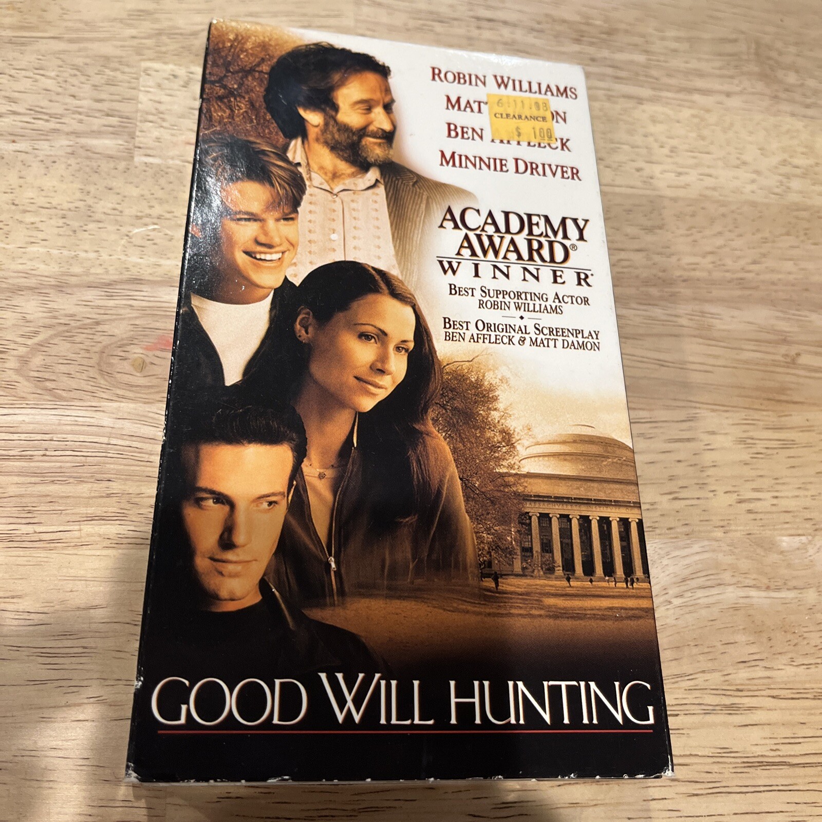 Good Will Hunting (VHS 1998) Robin Williams, Matt Damon, Ben Affleck ...