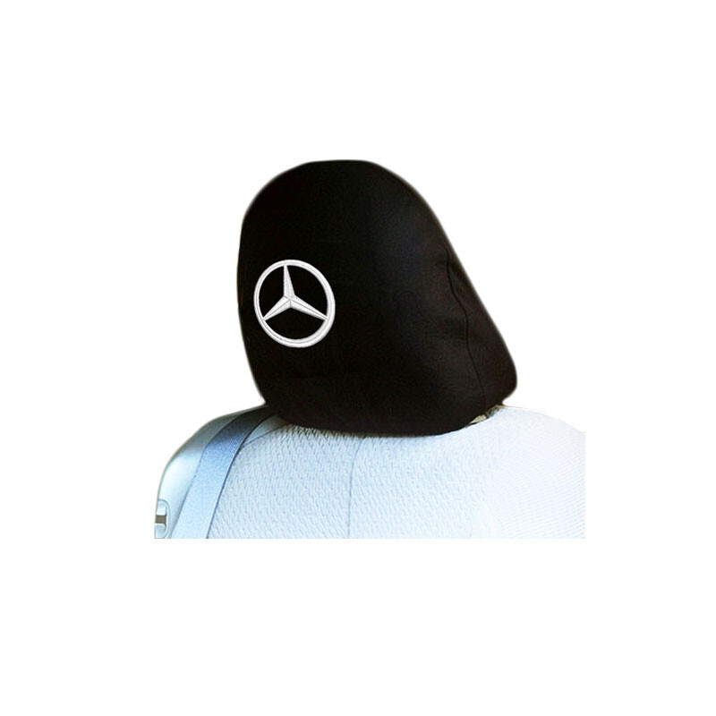 For Mercedes Personalized Car Truck Headrest Cover – Custom Embroidered ...