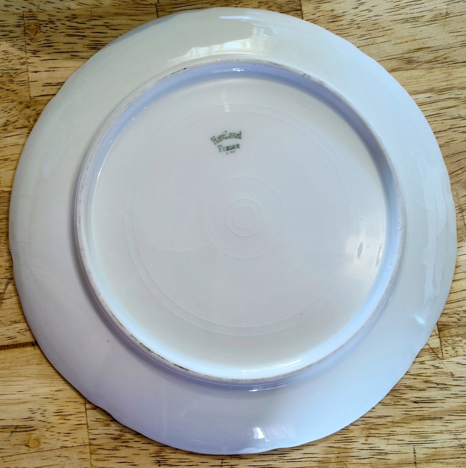 Haviland Ranson Coupe Salad Plate Set Of 5 White France 7.5" | eBay
