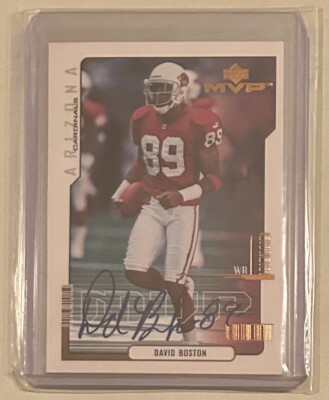 David Boston Autograph Auto Upper Deck 2000 #89 Arizona Cardinals | eBay