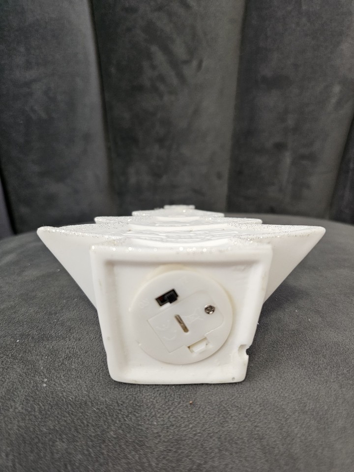 Tk Maxx Homesense White Ceramic Light Up Christmas Tree Ornament ...