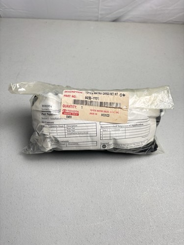Genuine Toyota Matrix 2003-2008 Cargo Net Black | eBay
