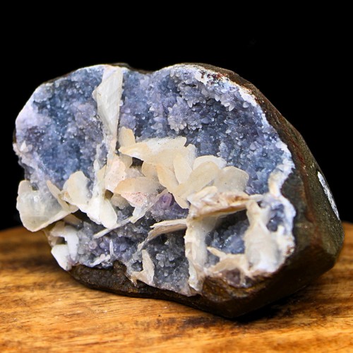 165g AAA Natural Quartz Amethyst Cluster Geode Druzy Crystal Healing ...
