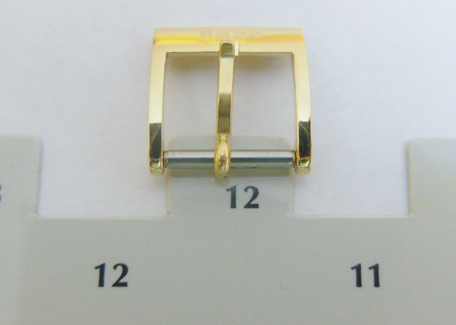 NEW Genuine Rado 18kt Yellow Gold Plated Buckle For Straps w/ 12mm ...