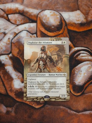 Magic the Gathering Daghatar the Adamant Hand Painted Unique Custom MTG ...