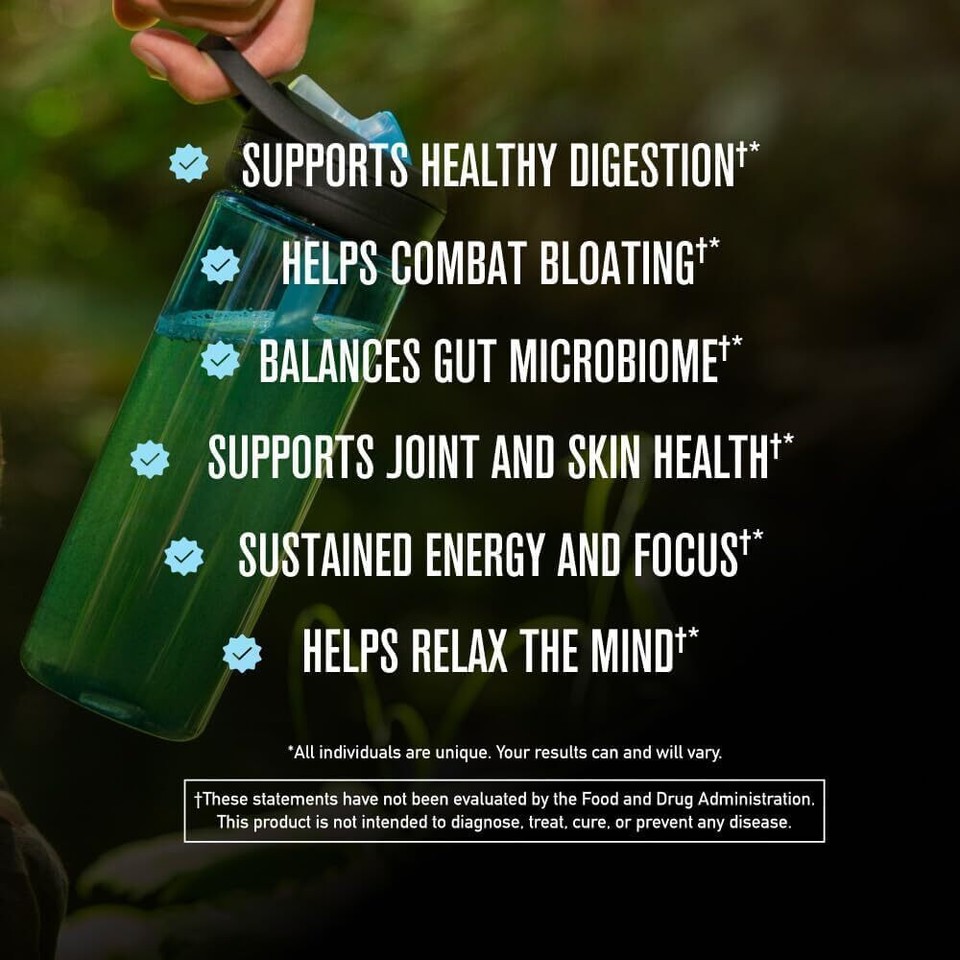 By Chuck Norris Morning Kick, Greens Superfood Powder Supplement With ...