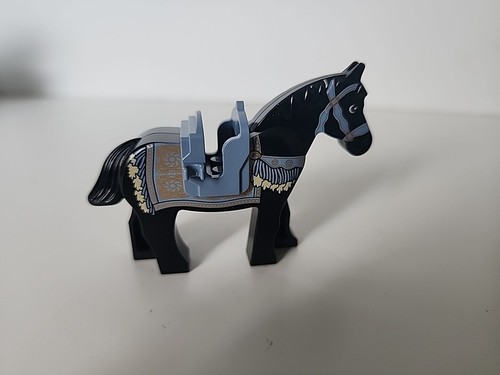 LEGO Prince Of Persia Black Horse With Saddle Genuine Lego | eBay