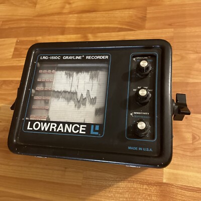 LOWRANCE LRG-1510C Grayline Recorder Fishing Plotter Sonar Depth Finder ...