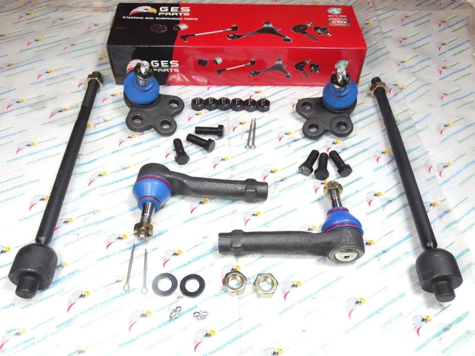 6 Front Lower Ball Joints & Tie Rod Ends Fit 97-05 Venture ES3453 EV260 ...