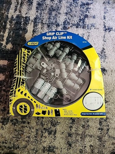 Performance Tool 60700 60' x 3/8" Grip Clip Shop Air Line Kit | eBay