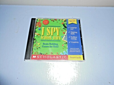 CD-ROM Educational Scholastics "I SPY" LANGUAGE ARTS AGES 5-9 | eBay