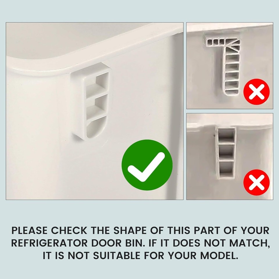 Door Shelf Basket Bin Right For Samsung RF263TEAEBC RF263BEAESG/AA ...