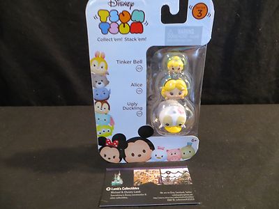 Disney Tsum Tsum vinyl Series 3 Stack Ems 3 Pk Tinker Bell, Alice, Ugly ...