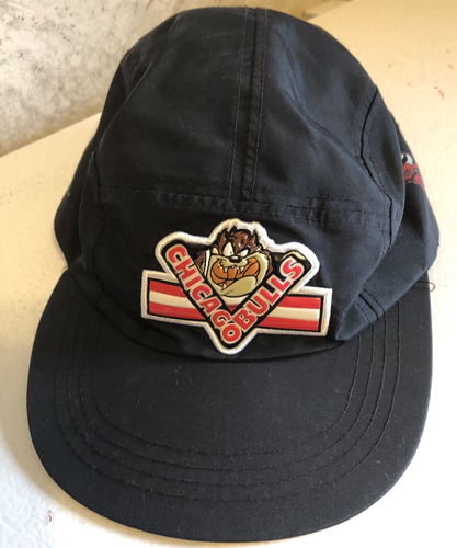 Chicago Bulls 90s Cap Hat Tasmanian Devil VINTAGE Basketball Looney ...