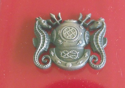 USN US NAVY NAVAL SHIP SHORE SUB MASTER DIVER FULL SIZE QUALIFICATION ...