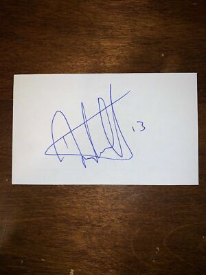 ROY CARROLL - SOCCER - AUTOGRAPH SIGNED - INDEX CARD -AUTHENTIC -C2417 ...