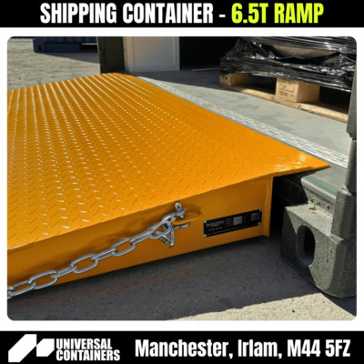 Shipping Container Ramp - 6.5T Rated - Forklift Ramp Pallet Truck Ramp ...
