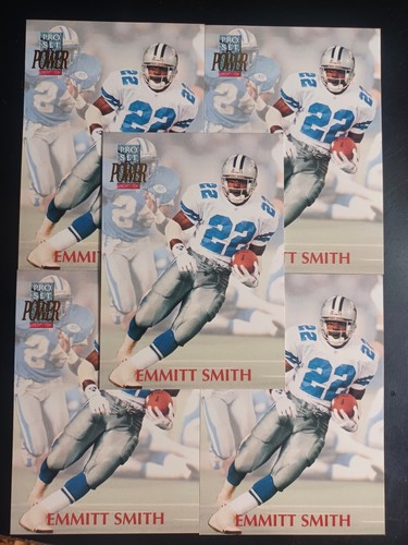 1992 PRO SET POWER PROMO CARD [5] DALLAS COWBOYS EMMITT SMITH HOF NM/MT ...