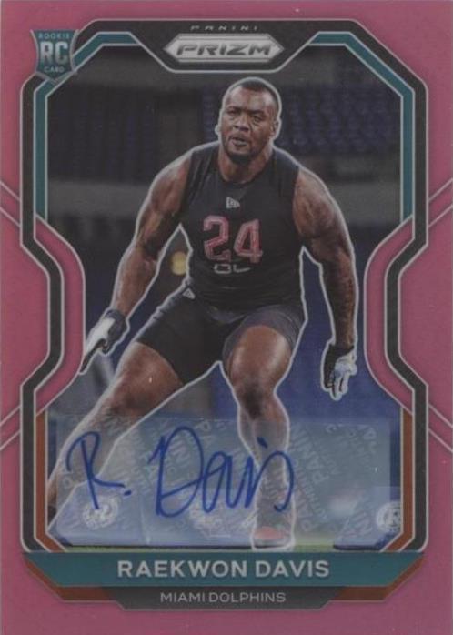 2020 Panini Prizm - Rookie Raekwon Davis #341 Pink Prizm Autographs (AU ...