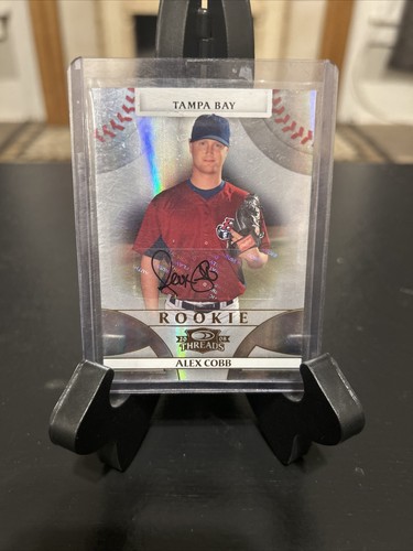 Alex Cobb 2008 Donruss Threads Rookie Auto Autograph 358/999 | eBay