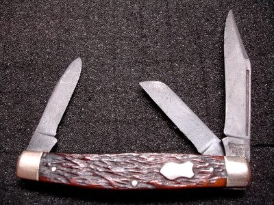 VINTAGE KUTMASTER USA 3 BLADE STOCKMAN KNIFE | eBay