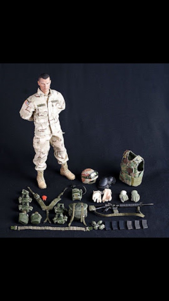 1/6 DAM Toys Chalk Leader 75TH Ranger TASK FORCE RANGER Op.Gothic ...