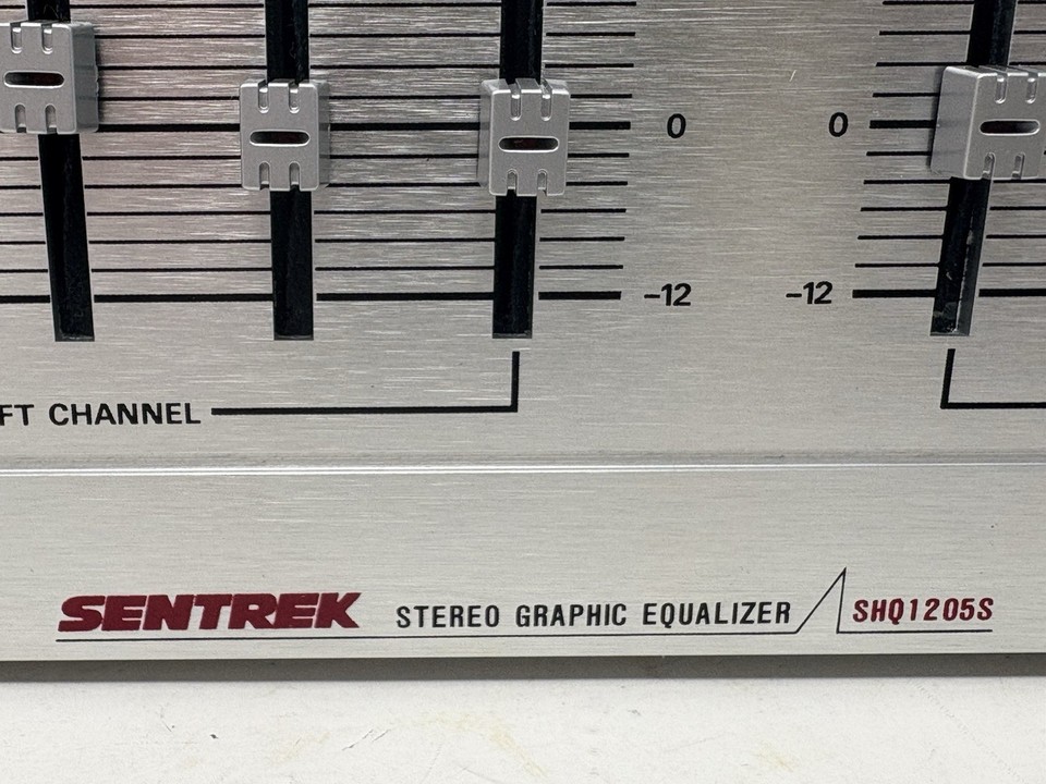 SENTREK SHQ 1205S Vintage 80' Home Stereo Graphic Equalizer Mini Series ...