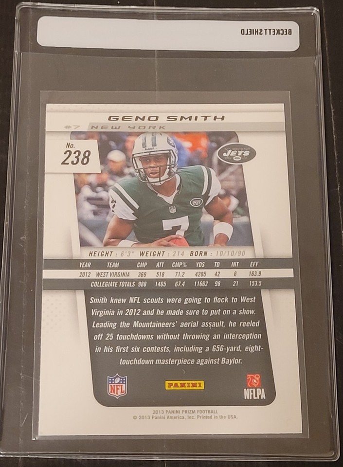 2013 Prizm #238 Geno Smith Rc! | eBay