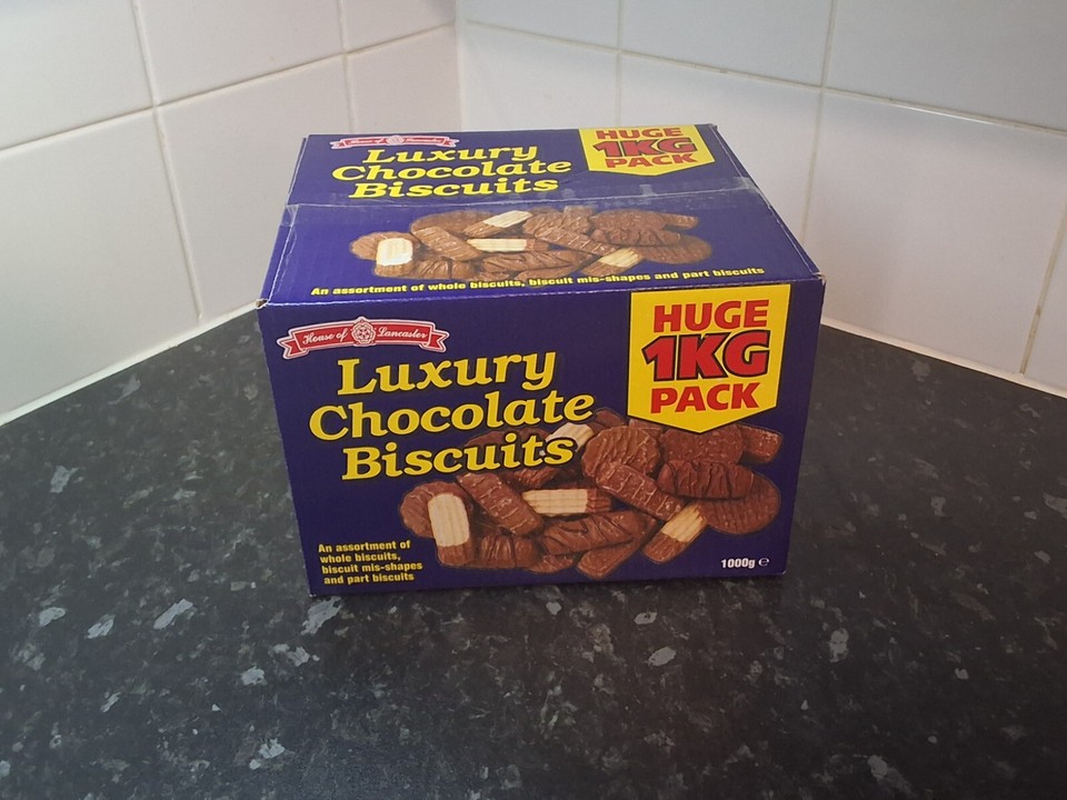 Luxury Chocolate Broken Biscuits Assortment. Very Large 1Kg Box. | eBay