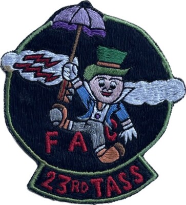 WARTIME THAI MADE USAF 23RD TASS FAC JIMMY CRICKET PATCH (APCI-2048) | eBay