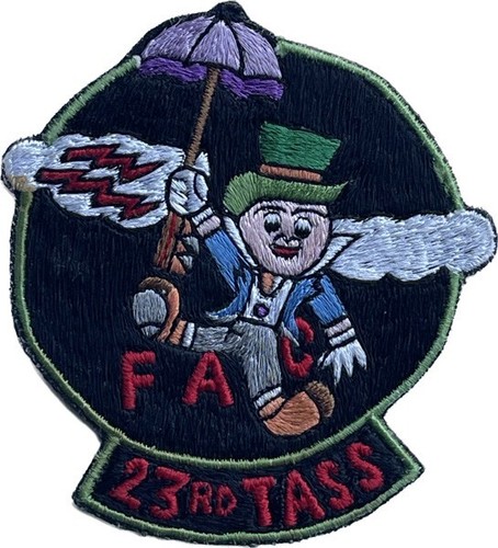 WARTIME THAI MADE USAF 23RD TASS FAC JIMMY CRICKET PATCH (APCI-2048) | eBay