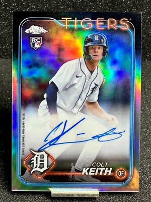 2024 Topps Chrome COLT KEITH Rookie Auto Refractor /499 #RA-KCE CLEAN ...