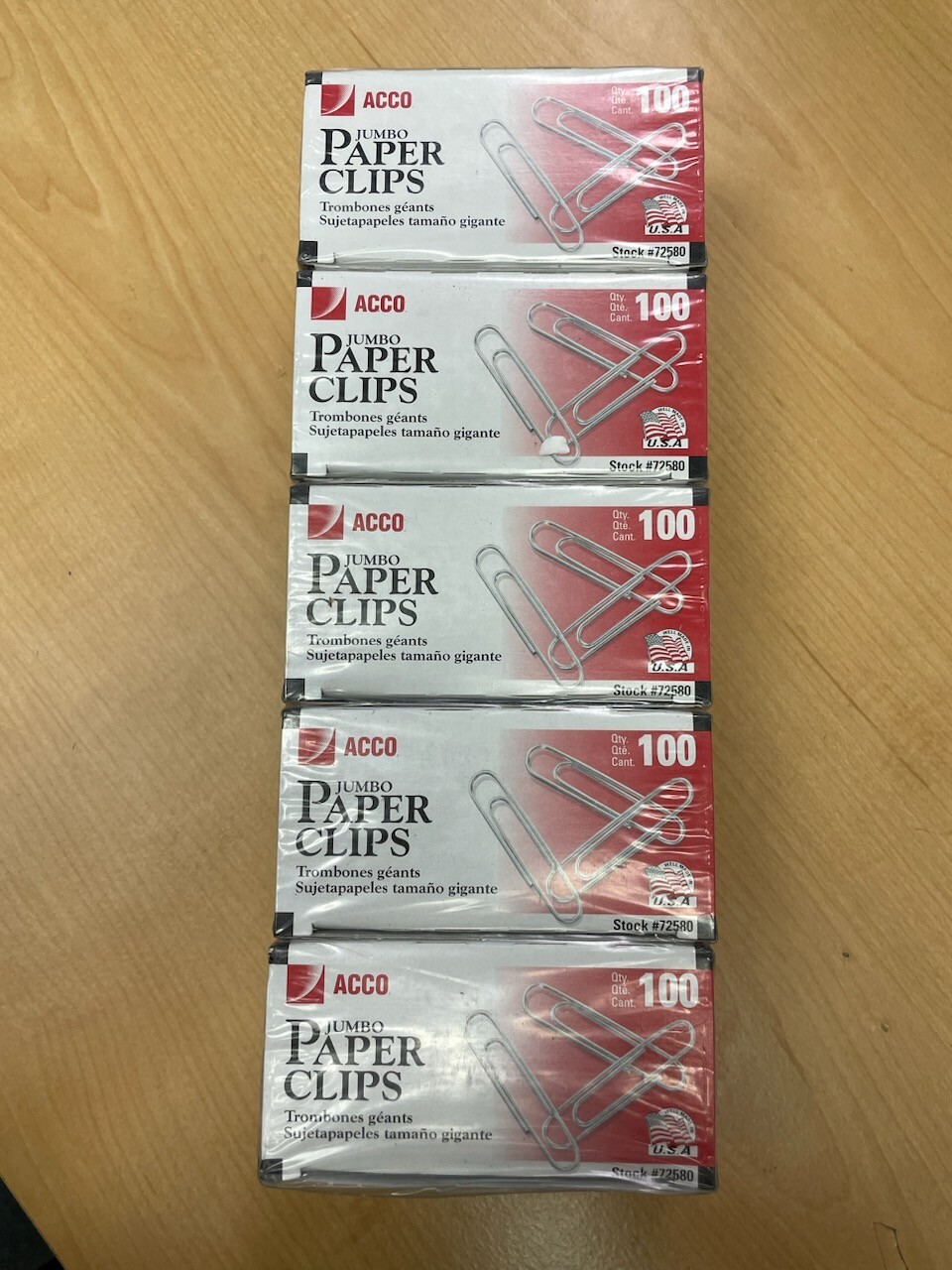 ACCO Paper Clips, Economy, Smooth, Jumbo, 100 Clips Per Box, 10 Box ...