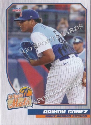 2022 St Lucie Mets Raimon Gomez RC Rookie NY VZ | eBay