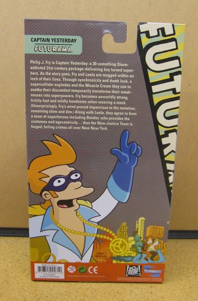 Futurama 6" Figures from Series 4, 5 & 6 - NEW Fry, Leela, Amy, King B ...