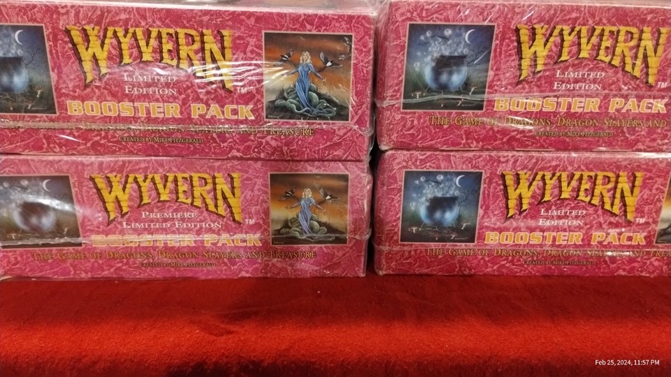 1994 Wyvern TCG CCG Limited Edition Booster Box NEW FACTORY SEALED ...