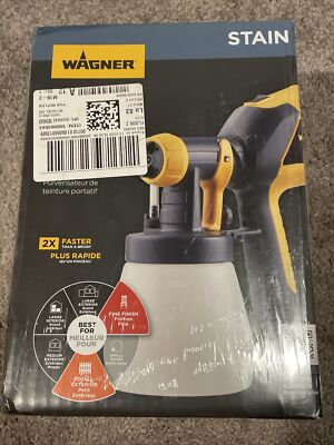 New Wagner Control Spray Double Duty HVLP Handheld Paint Sprayer Stain ...