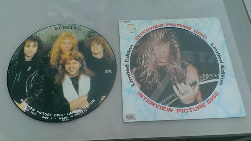 LP VINYL METALLICA INTERVIEW PICTURE DISC ref: BAK 2166 limited édition ...